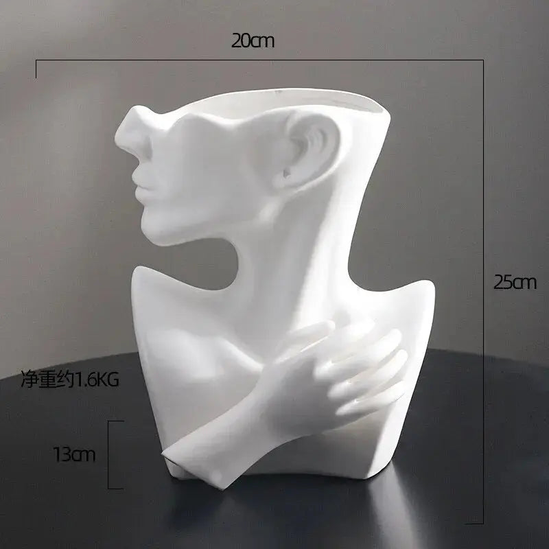 Human Head Flower Vase-Free Worldwide Shipping-30 Days Money-Back ...